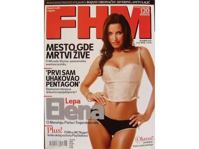 FHM - decembar 2006  Lepa ELENA