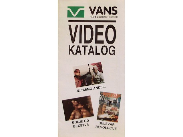 VIDEO KATALOG VANS - mini poster Talični Tom