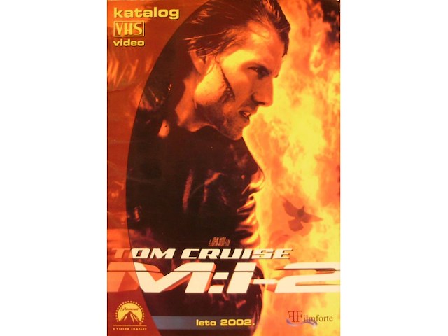 katalog VHS VIDEO leto 2002 TOM CRUISE