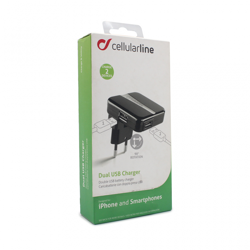 Kucni punjac Cellular Line USB DUAL