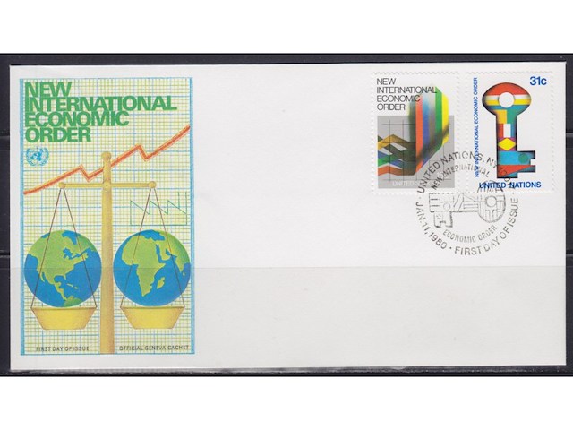 460. UN New York, 1980, Novi ekonomski poredak, FDC