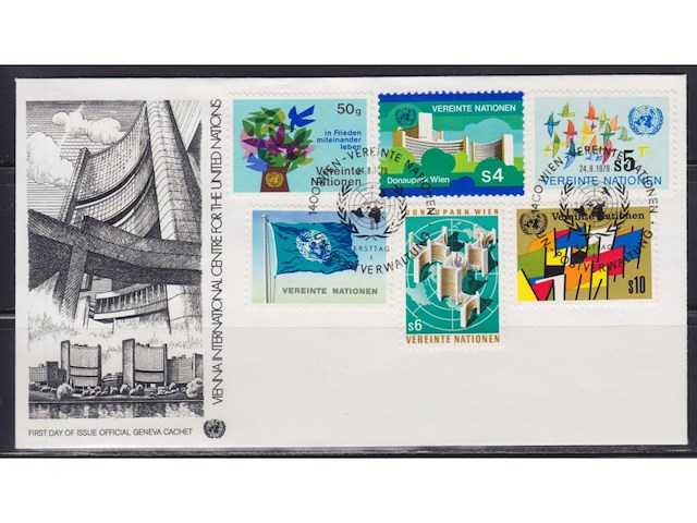 457. UN Beč, 1979, Ujedinjene Nacije, FDC