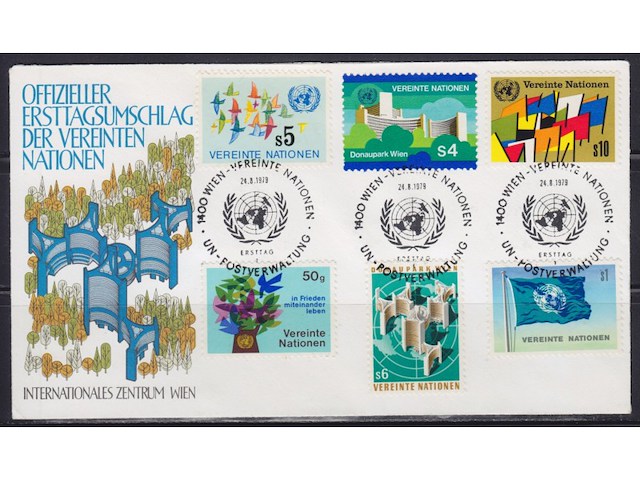 456. UN Beč, 1979, Ujedinjene Nacije, FDC