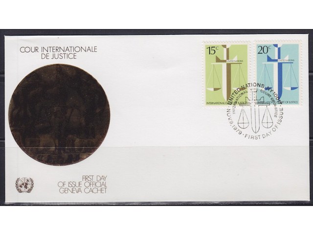 454. UN New York, 1979, Medj. sud pravde, FDC