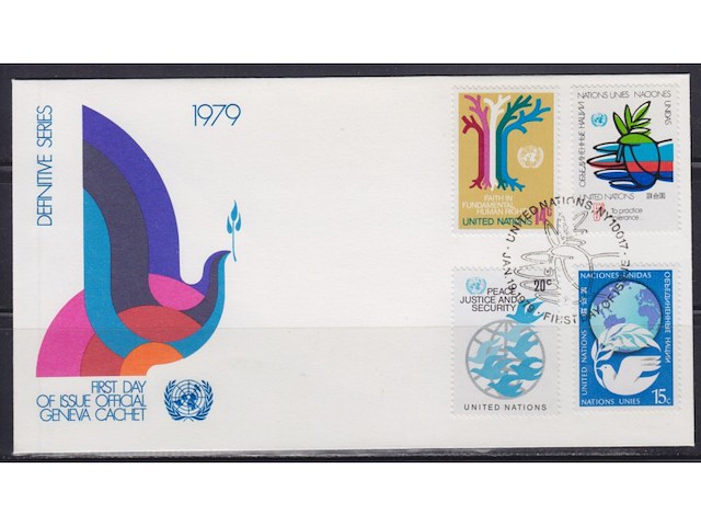 450. UN New York, 1979, Redovne, FDC