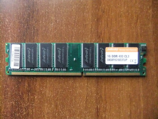 Infinity DDR1 memorija 1 GB 400 MHz + GARANCIJA!