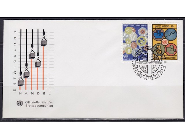 538. UN New York, 1983, Trgovina i razvoj, FDC