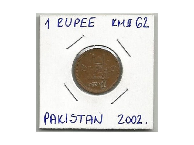 d4 Pakistan 1 rupija 2002. KM#62