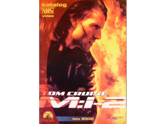KATALOG VHS VIDEO - TOM CRUISE LETO 2002