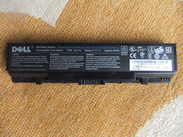 Dell baterija TYPE GK479 11.1V 56Wh ORIGINAL