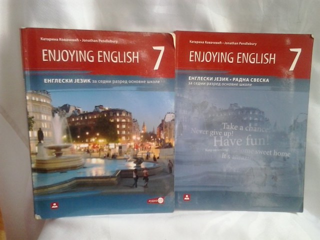Enjoying english 7 udžbenik i  radna sveska za 7 razred