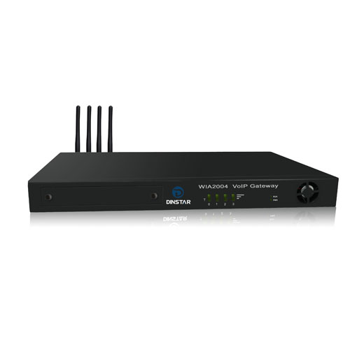 Dinstar UC2000-VE-4G GSM/3G VoIP SIP Gateway, 4 SIM slota / kanala, SMS server, 2 x LAN Gigabit, G.168 echo cancellation, CNG, VAD, G.711A/U, G.729A/B, Web & Telnet & SIMCloud