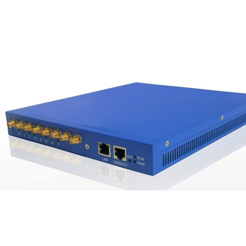 Dinstar UC2000-VE-8G GSM/3G VoIP SIP Gateway, 8 SIM slotova / kanala, SMS server, 2 x LAN Gigabit, G.168 echo cancellation, CNG, VAD, G.711A/U, G.729A/B, Web & Telnet & SIMCloud