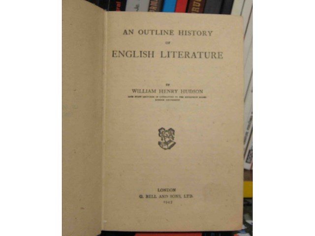 an outline history of english literature