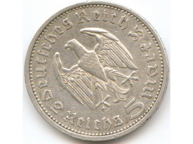 Nemacka 5 mark 1935 E