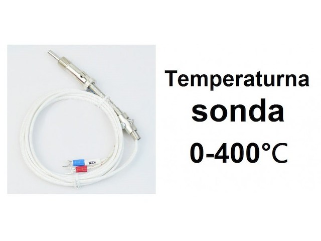 Temperaturna sonda 800℃ 1m K tip sa bajonetom 12mm