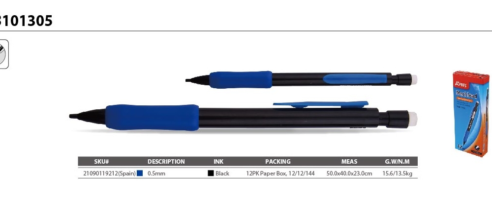 TehniÄka olovka 0,5mm sa gripom i gumicom MB101305