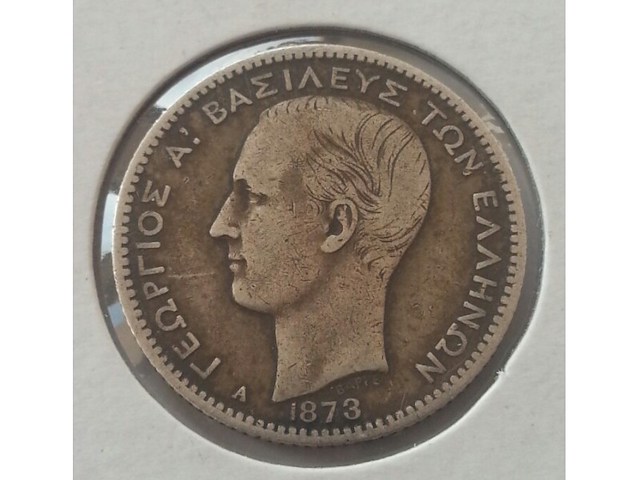 1 drachma 1873 - srebro