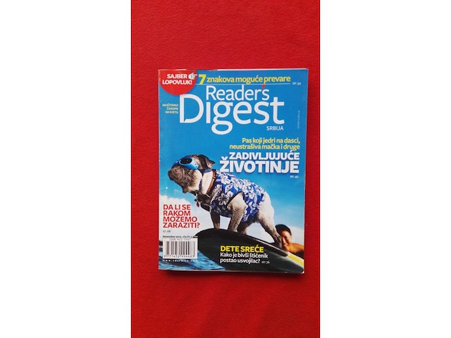 Readers digest  Novembar 2010