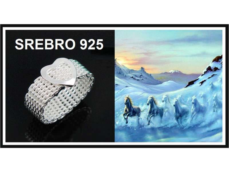 Prsten SREBRO 925 - R043