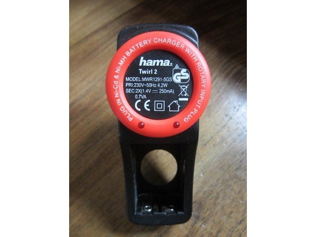 HAMA Twirl2 - punjač za dve baterije tipa AA
