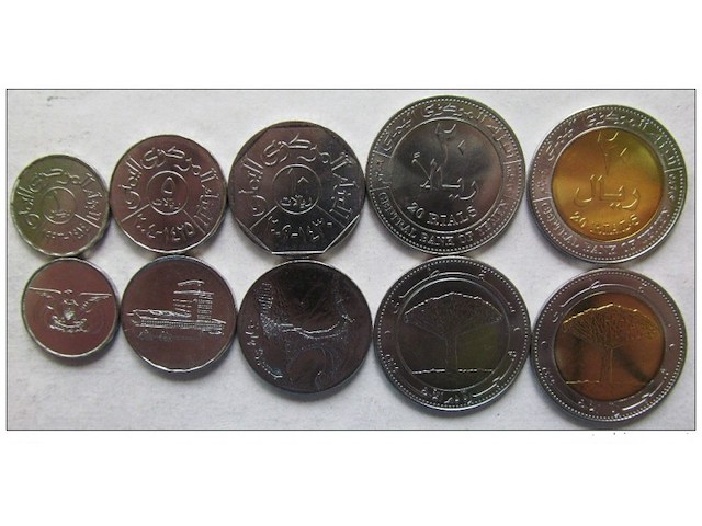 Jemen Yemen 1993-2009. UNC set kovanica