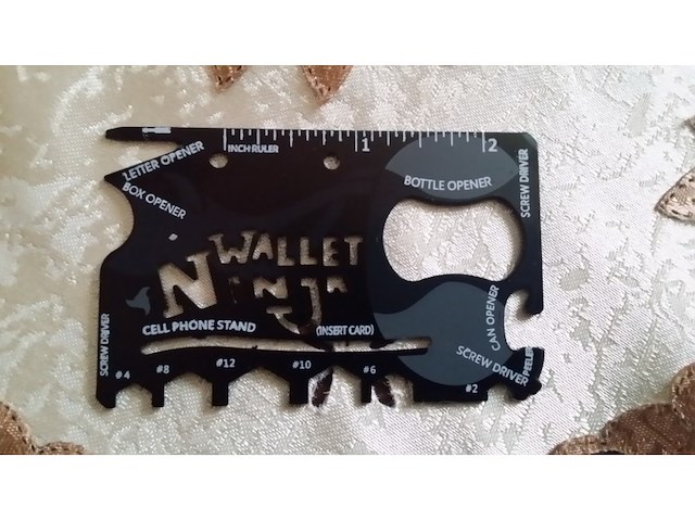 Wallet Ninja - 18 Tools in 1