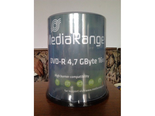 MEDIARANGE DVD-R 8X/16X 4.7GB (100 kom.)