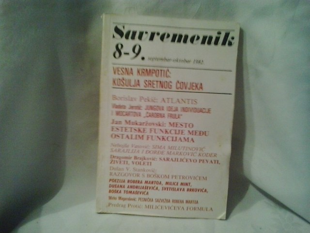 Savremenik 8 - 9 septembar-oktobar 1982