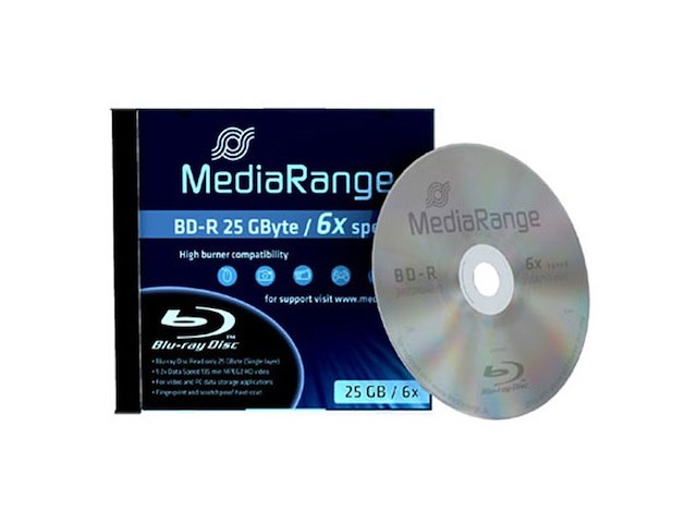 MEDIARANGE BLU-RAY 25GB BD-R 6X (20 komada)