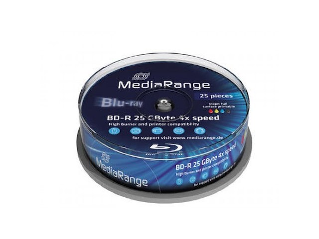 MEDIARANGE BLU-RAY 25GB/FFACE-PRINT/4X (25 komada)