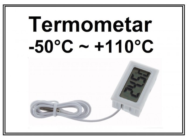 Digitalni termometar sa sondom -50°C do +110°C