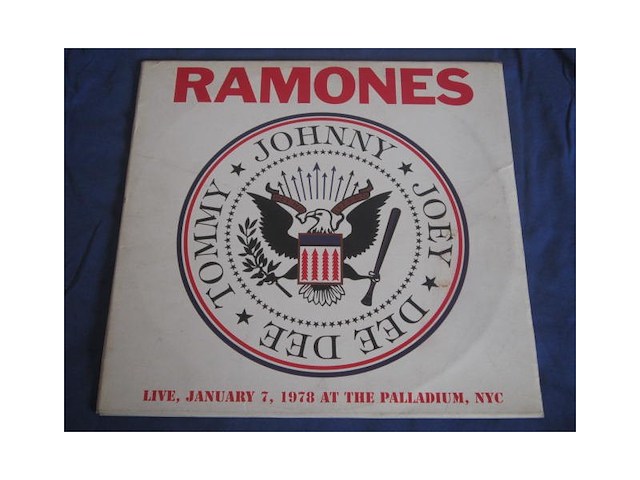Ramones - Live, January 7, 1978 At The Palladium (2LP)
