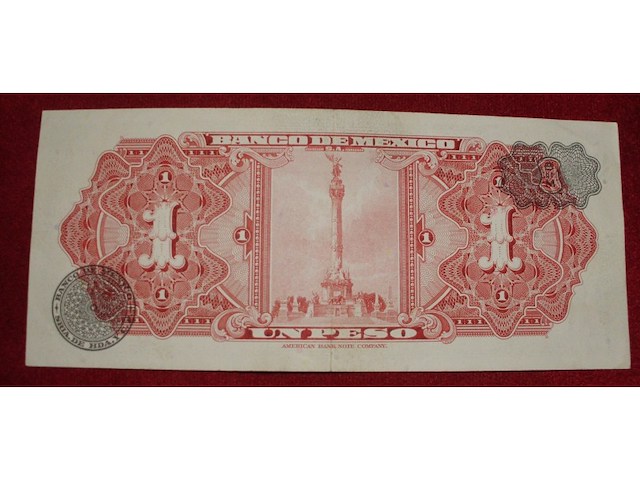 Meksiko 1 peso 1967 a-UNC redje