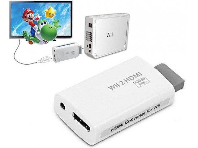 Nintendo Wii HDMI adapter upscaler konvertor