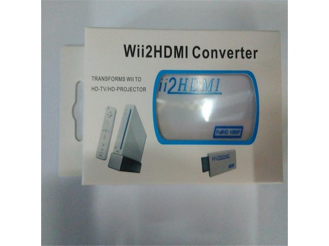 Nintendo Wii HDMI adapter upscaler konvertor