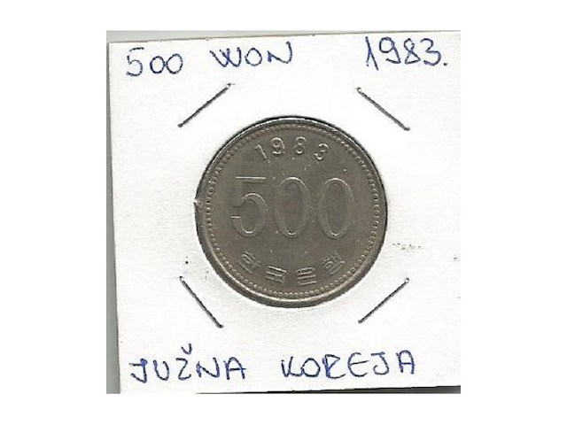 d8 Juzna Koreja 500 won 1983.