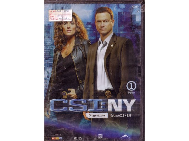 CSI:NY Druga sezona paket 1  f 2 x DVD