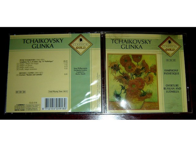 TCHAIKOVSKY i GLINKA - Symphony Pathétique (CD) Holland