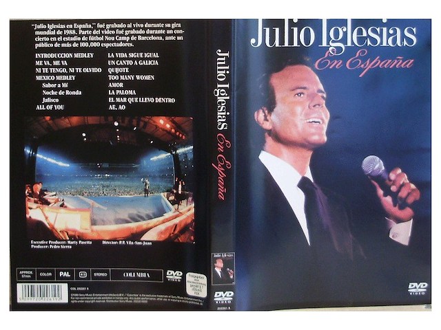 JULIO IGLESIAS - EN ESPANA - DVD