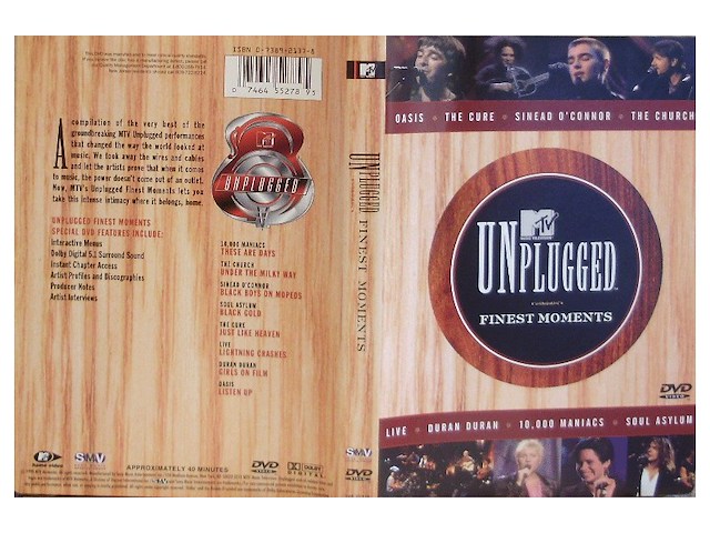 MTV UNPLUGGED FINEST MOMENTS - DVD