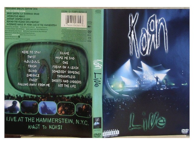 KORN - LIVE - DVD