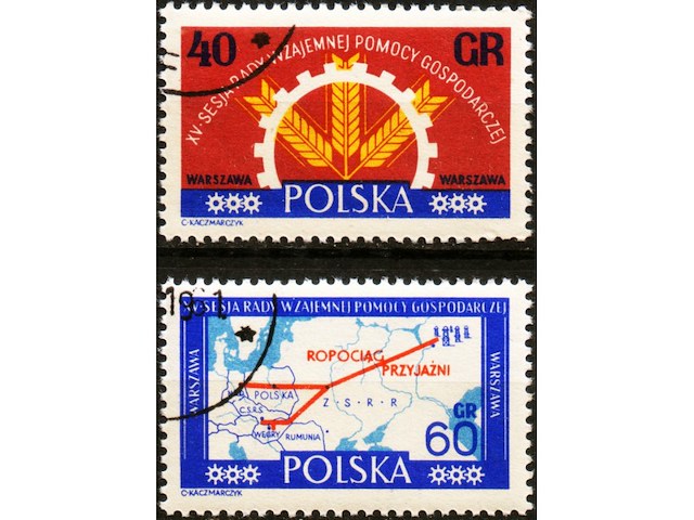 kt230b, 12. dec.1961. Polska  Mi1275-6 -o- 2/2